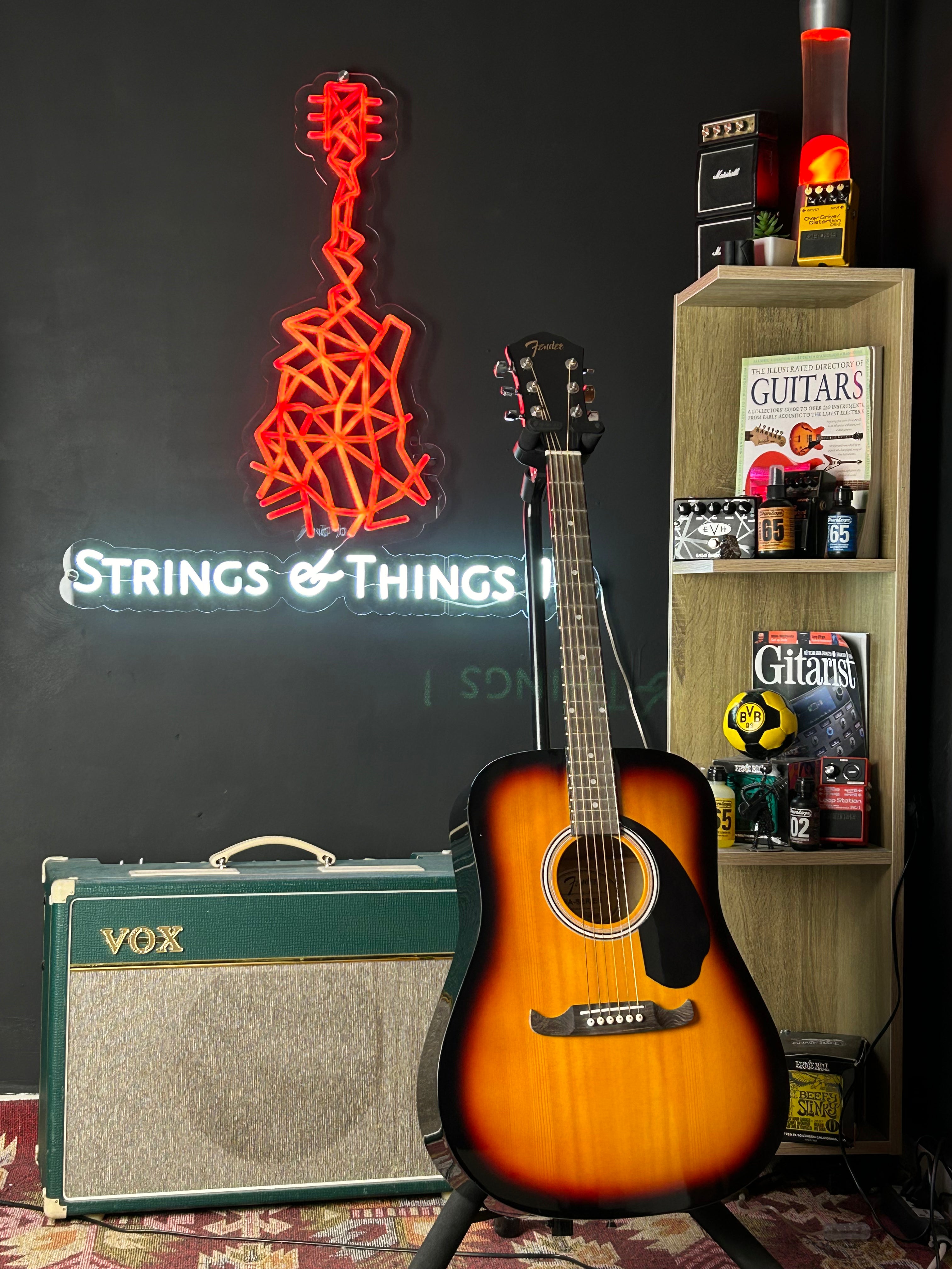 Fender FA-125 Dreadnaught acoustic guitar – Strings & Things Jo