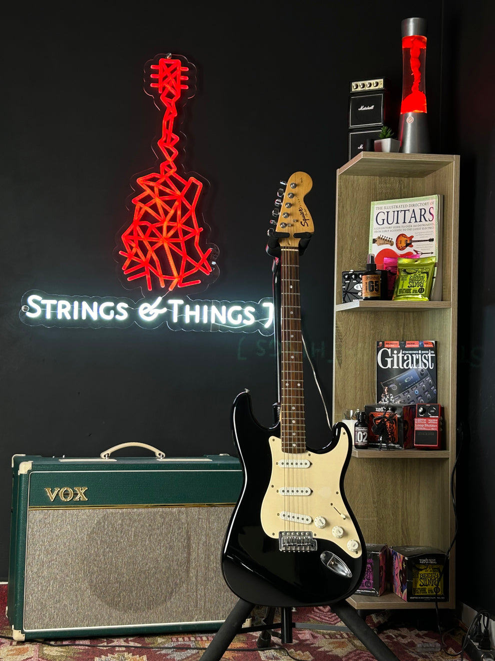 Squier Affinity Series™ Stratocaster® electric guitar – Strings & Things Jo