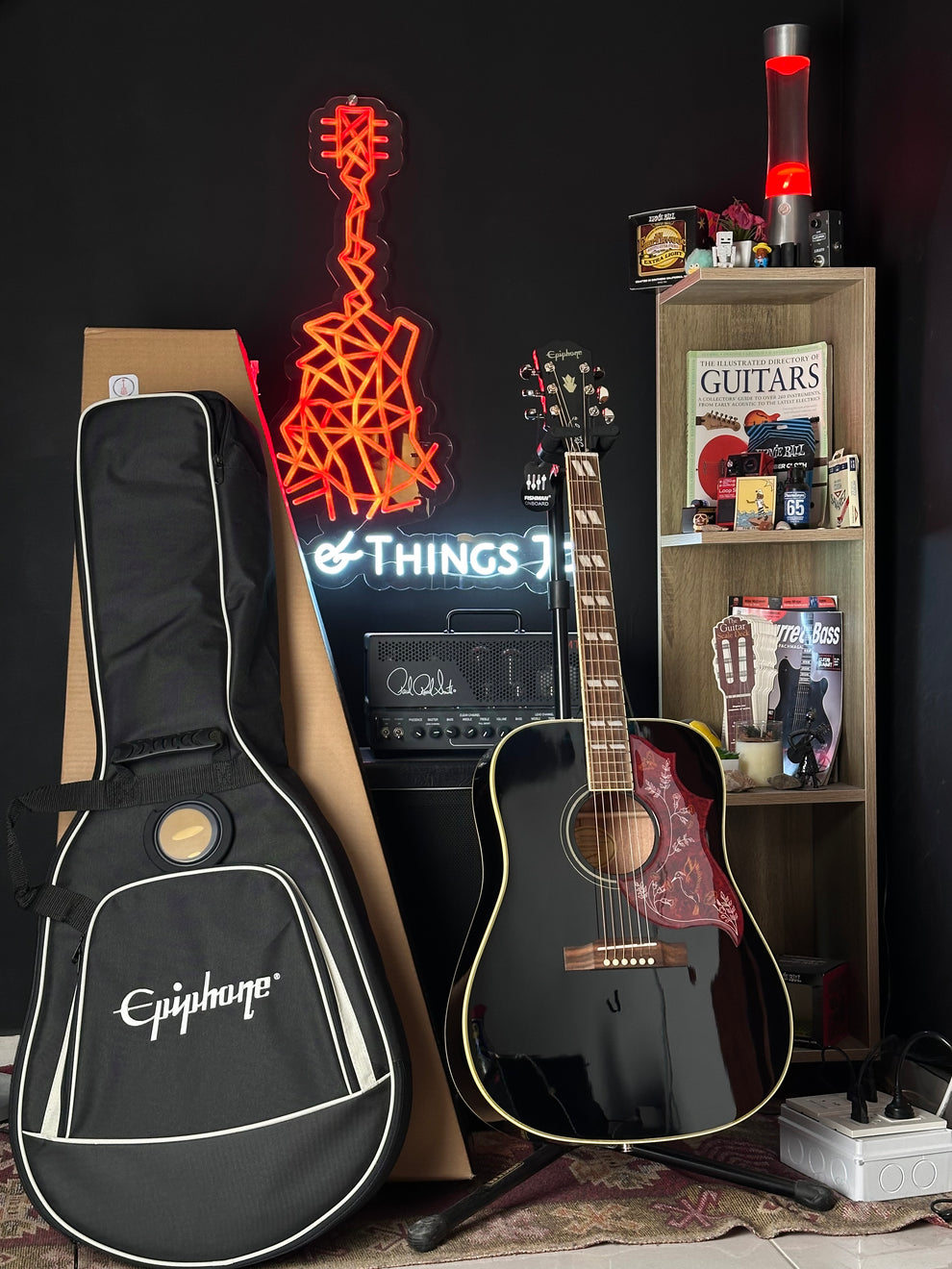 * Brand New * Epiphone Hummingbird™ Studio Acoustic-Electric Guitar ...