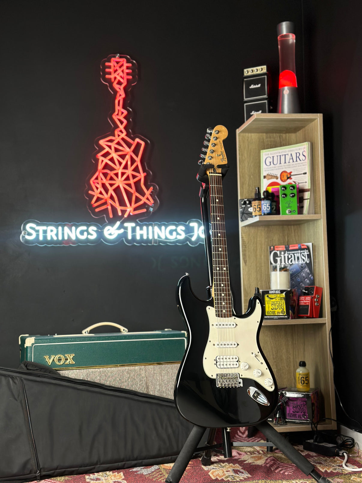 Fender 60th Anniversary Standard MIM HSS Stratocaster Electric Guitar ...