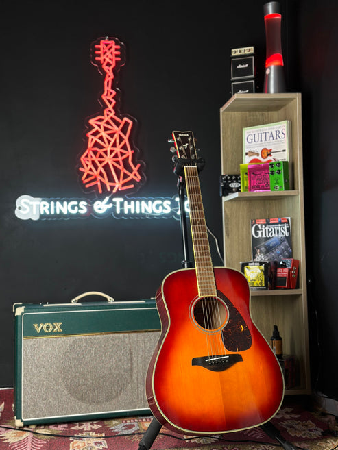 Yamaha FG740 SFM VCS Dreadnaught Acoustic Guitar – Strings & Things Jo